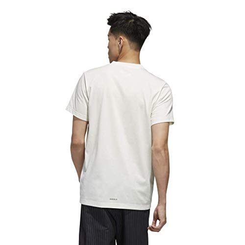 adidas Men's Primeblue Tee Non-Dyed/Black Medium