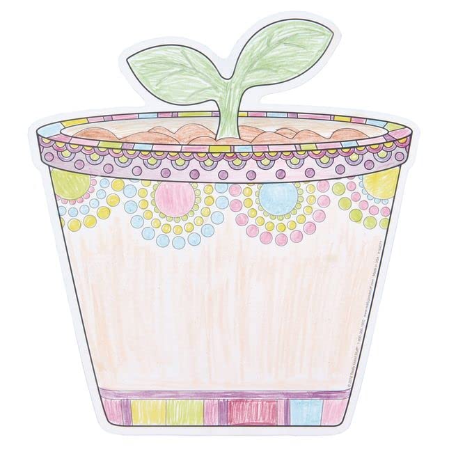 Ready-to-Decorate 3-D Growth Mindset Flowerpots
