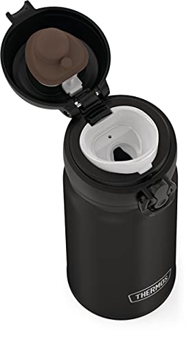 THERMOS 12oz Stainless Steel Direct Drink Bottle, Black
