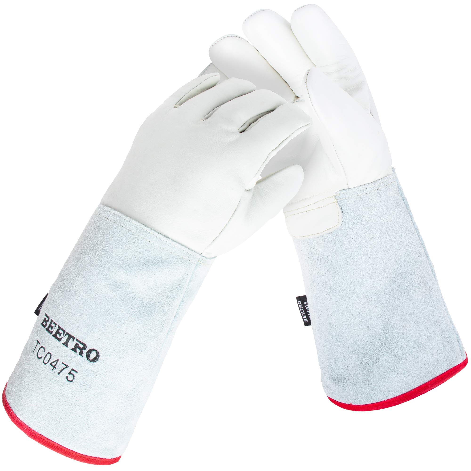BEETRO -292ββ -418β/-180ββ -250β or Above Antifreeze Gloves for Dry Ice Handling Liquid Nitrogen Low Temperature Resistant Sponge Inner 16 Inch