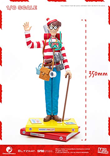 Blitzway - Where's Waldo? - Waldo 1/6th Scale Action Figure, 5Pro Studio MEGAHERO Series