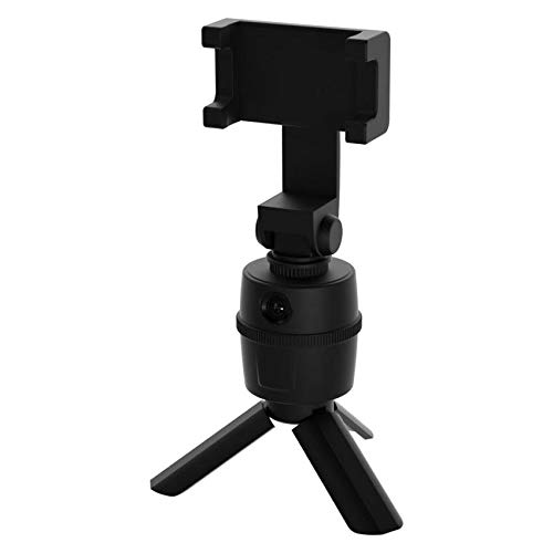 BoxWave Stand and Mount Compatible with Energizer Energy 100 (2017) (Stand and Mount by BoxWave) - PivotTrack Selfie Stand, Facial Tracking Pivot Stand Mount - Jet Black