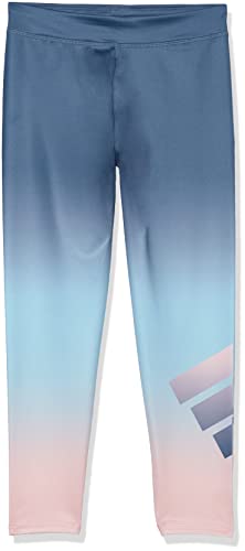 adidas Girls' Aeroready Moisture Wicking 7/8 Tights, Crew Blue, 4T