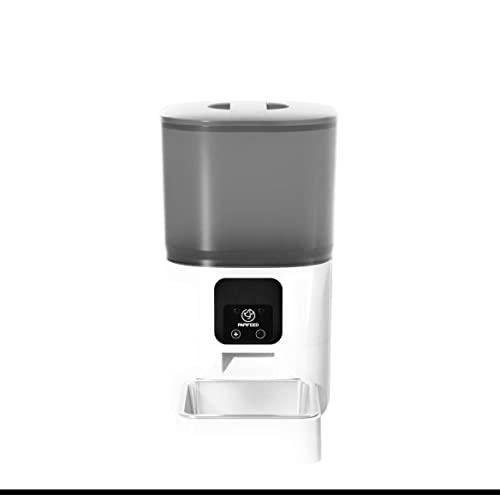 Automatic Cat Feeder, Auto Dog Feeder, WiFi & Bluetooth Operated| Safety Standard, Drop Proof & Shook Proof| 6 Liter Food Capacity with 1-6 Meals Per Day| Leave 10 Second Voice Message for Pet.