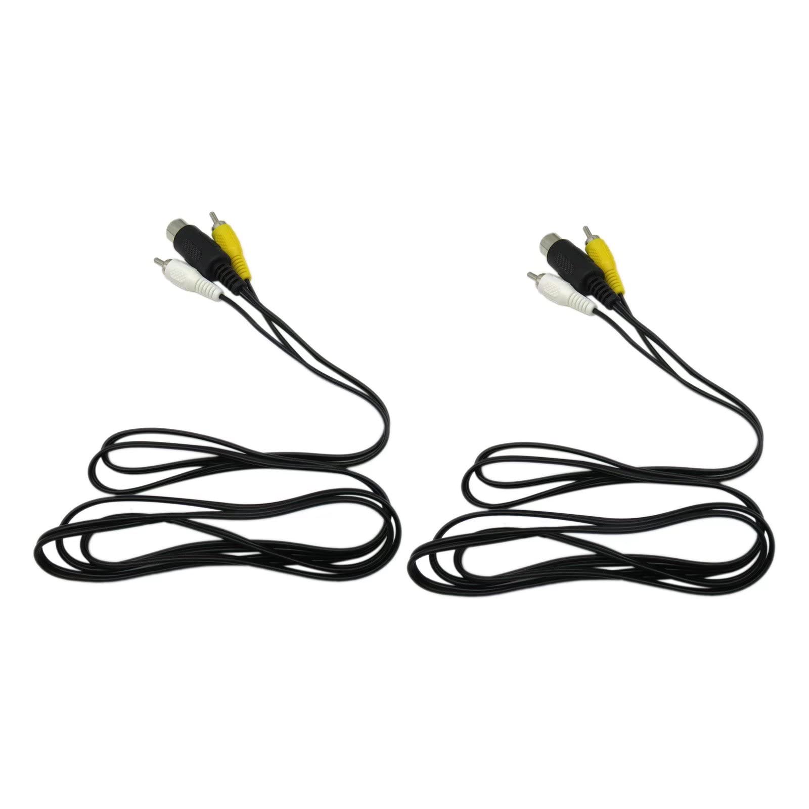 CØLIPSØ 6FT RCA TV AV Audio Video Cord Cable for Sega Genesis & Sega Master System