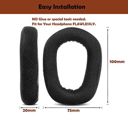 DowiTech Noise Isolation Headphone Earpads Headset Replacement Ear Pads Compatible with Logitech G435 Bluetooth Wireless Gaming Headphone