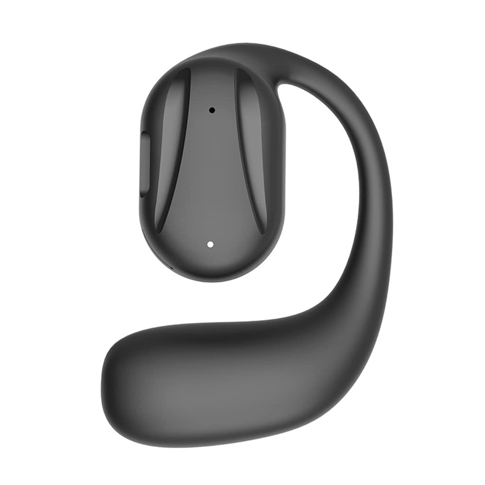 BQXX Open Ear Bluetooth Headphone Single on Ear Bluetooth Headset Wireless Earpiece with earhook Sport Business Earphone Up to 15 Hours Talk Time Left Earphone