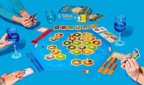 CATAN Seafarers Board Game Expansion - Explore, Settle, and Conquer New Isles! Strategy Game, Family Game for Kids and Adults, Ages 10+, 3-4 Players, 60 Minute Playtime, Made Studio