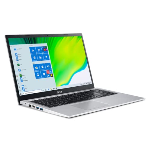 acer 2022 15.6 Full HD Laptop, FHD Display, Aspire 1, Intel Celeron N4500, 8GB DDR4, 128GB eMMC, Windows 10 S Mode, 1 Year Microsoft 365+ YSC Accessory (Silver)