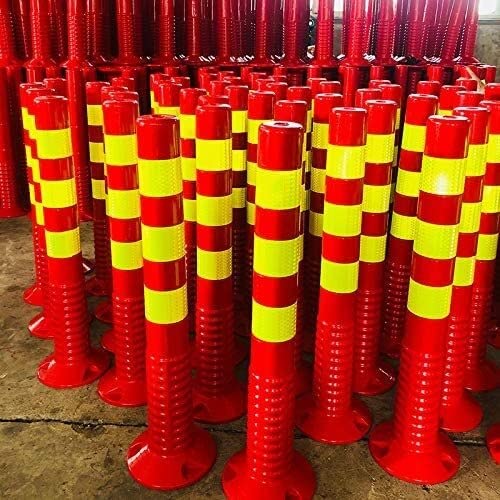 BREWIX Parking Post, Parking Barrier, for Parking Lot Plastic Parking Bollards for Traffic Cones in Lanes Without Commercial Or Private Parking Spaces Parking Bollards Parking (Size : 450x80mm)