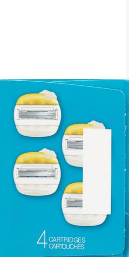 Gillette Venus with Olay Comfortglide Women's Razor Blade Refills, 4 Count, Womens Razors / Blades