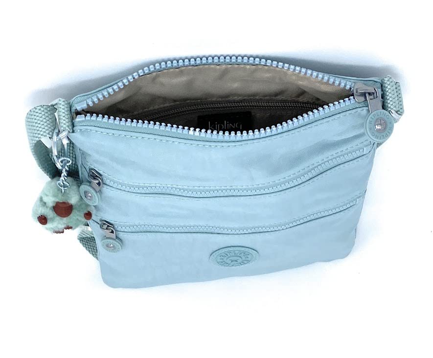 Kipling Women’s Keiko Crossbody Mini Bag, Lightweight Adjustable Purse, Durable Nylon Shoulder Sling (Serene Green)