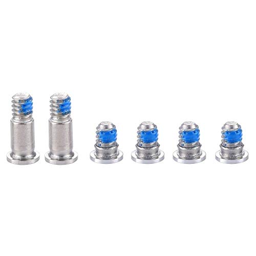 Replacement 6pcs/Set Bottom case Screws + 5 Point Pentalobe Screwdriver for MacBook Retina 13'' A1706 MLH12LL/A MNQG2LL/A, A1989 MV962LL/A MV992LL/A MR9V2LL/A, A2251 MWP42LL/A 2018 (Silver)
