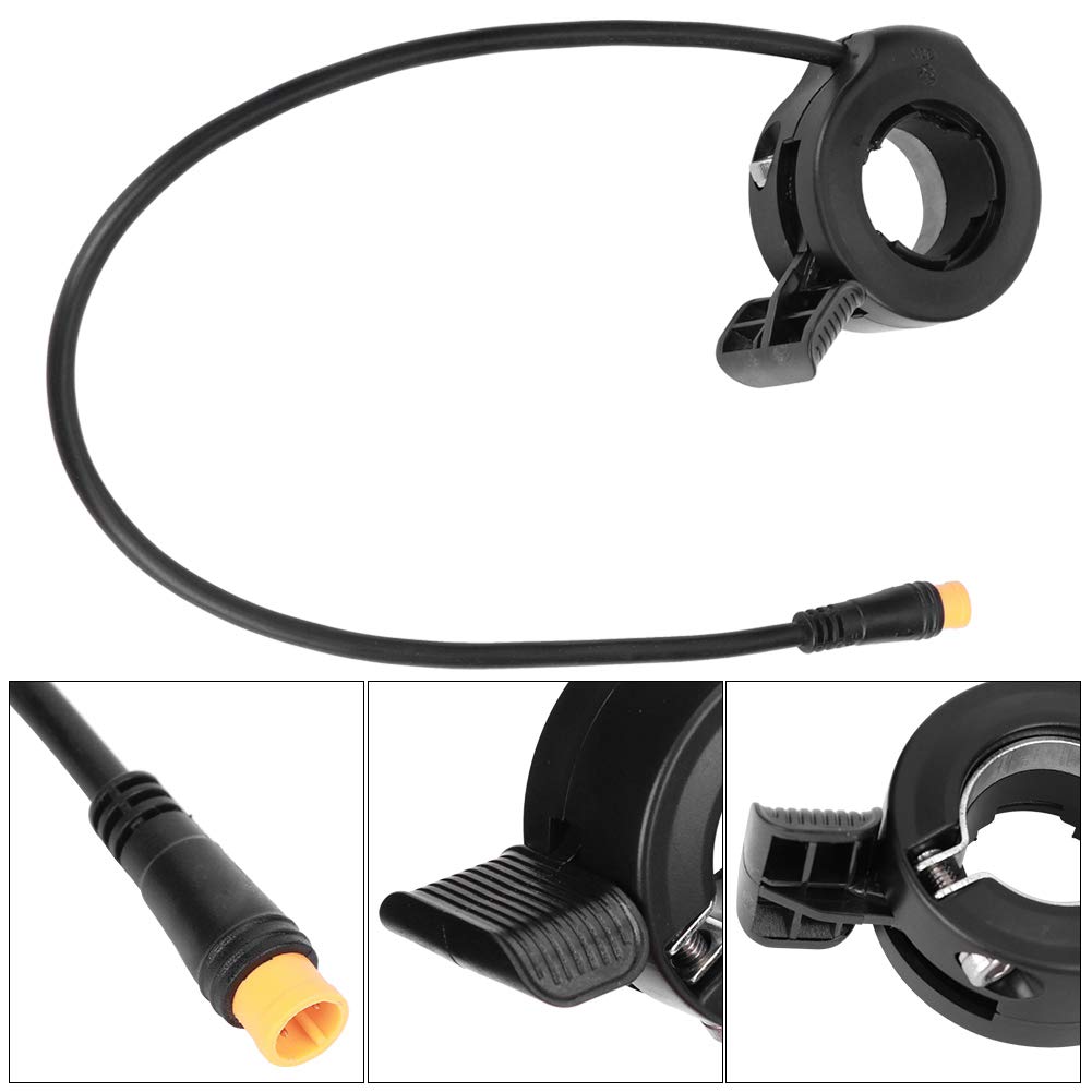 Alomejor 130X Thumb Throttle Speed Control Accessories E Bike Electric Bicycle Thumb Throttle Waterproof Connector for Electric Scooters