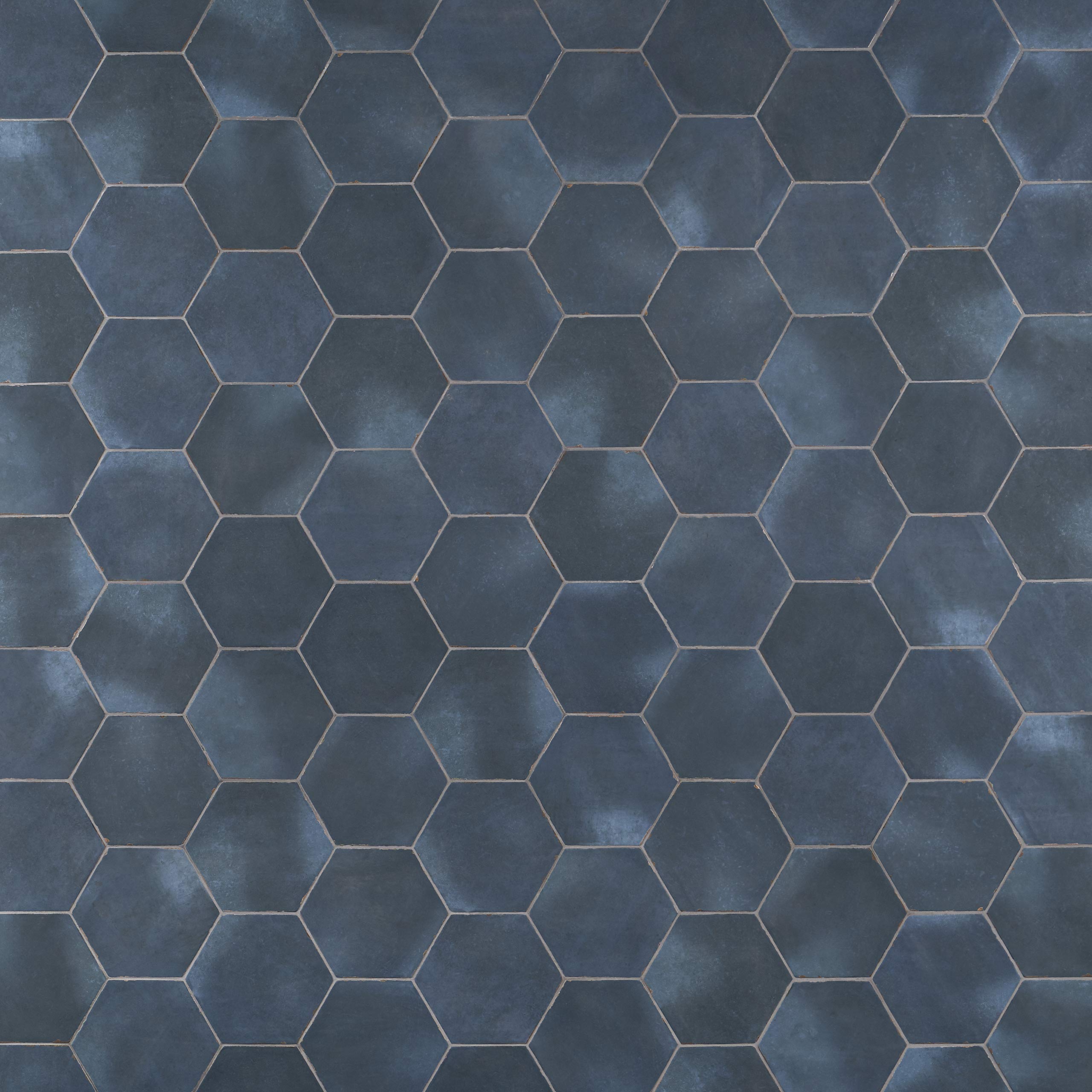 Alexandria Denim Blue 5.5 in. x 6 in. Porcelain Floor and Wall Tile (5.38 Sq. Ft. / Case)