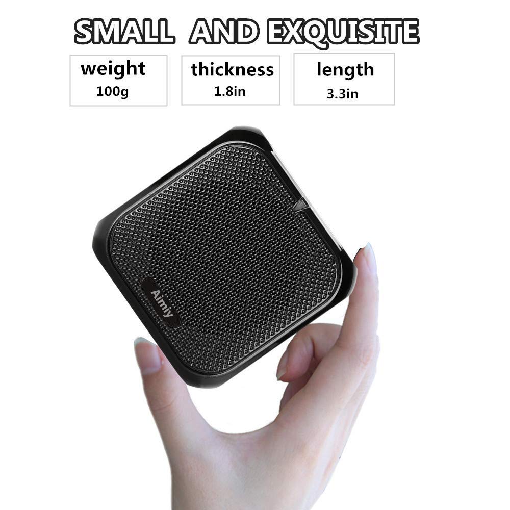AIMIY Voice Amplifier for Elderly Neck Wired Headset Microphone Support /MP3/TF Card for Shopping Guide, Tour Guides, Presentations, Costumes Coaches, 10W Long Battery Life
