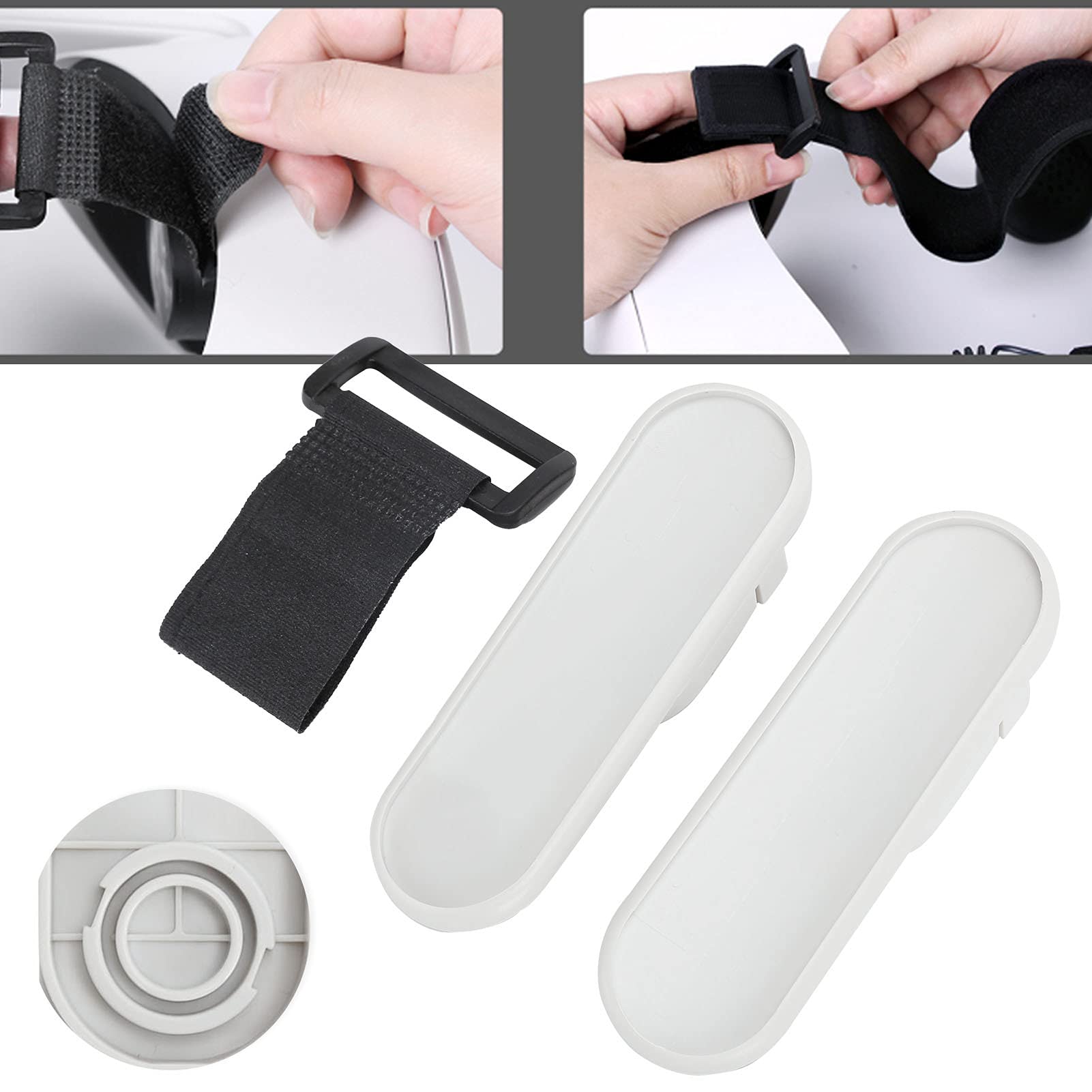 Acogedor Headset Connector for VR Adapter, Adjustable Strap, Headset Connector Adapter for Quest 2 and for Vive DAS, for Oculus