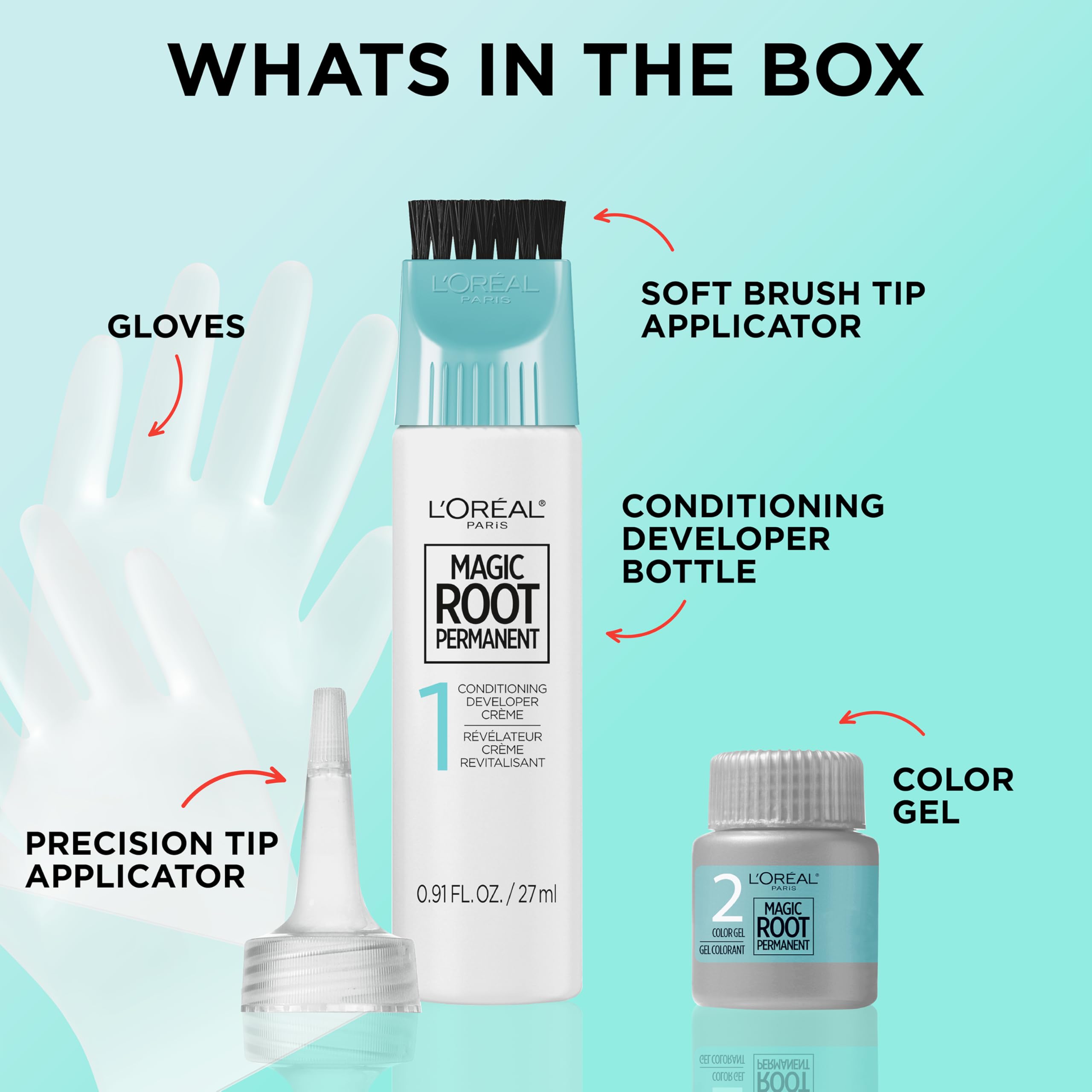 L’Oréal Paris Magic Root Permanent Hair Color, 10 Minute Hair Dye Kit to Rescue Roots with 100% Gray Hair Coverage, 9 Light Blonde, 2 Pack (Packaging May Vary)