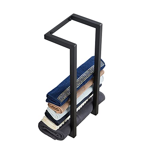 Bathroom Wall Towel Rack, Bathroom Organization, Bath Towel Holder, Wall Towel Storage, Mounted Towel Rack Holder