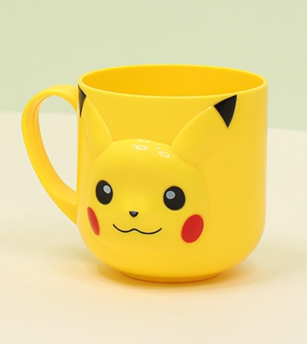 Pikachu 3D Mug, Plastic Cup with Handle, 280ml