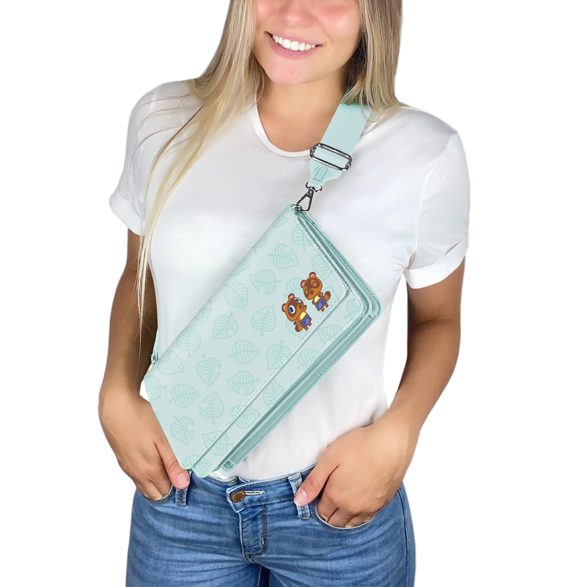 Controller Gear Animal Crossing Sling Bag (Mint Leaves)