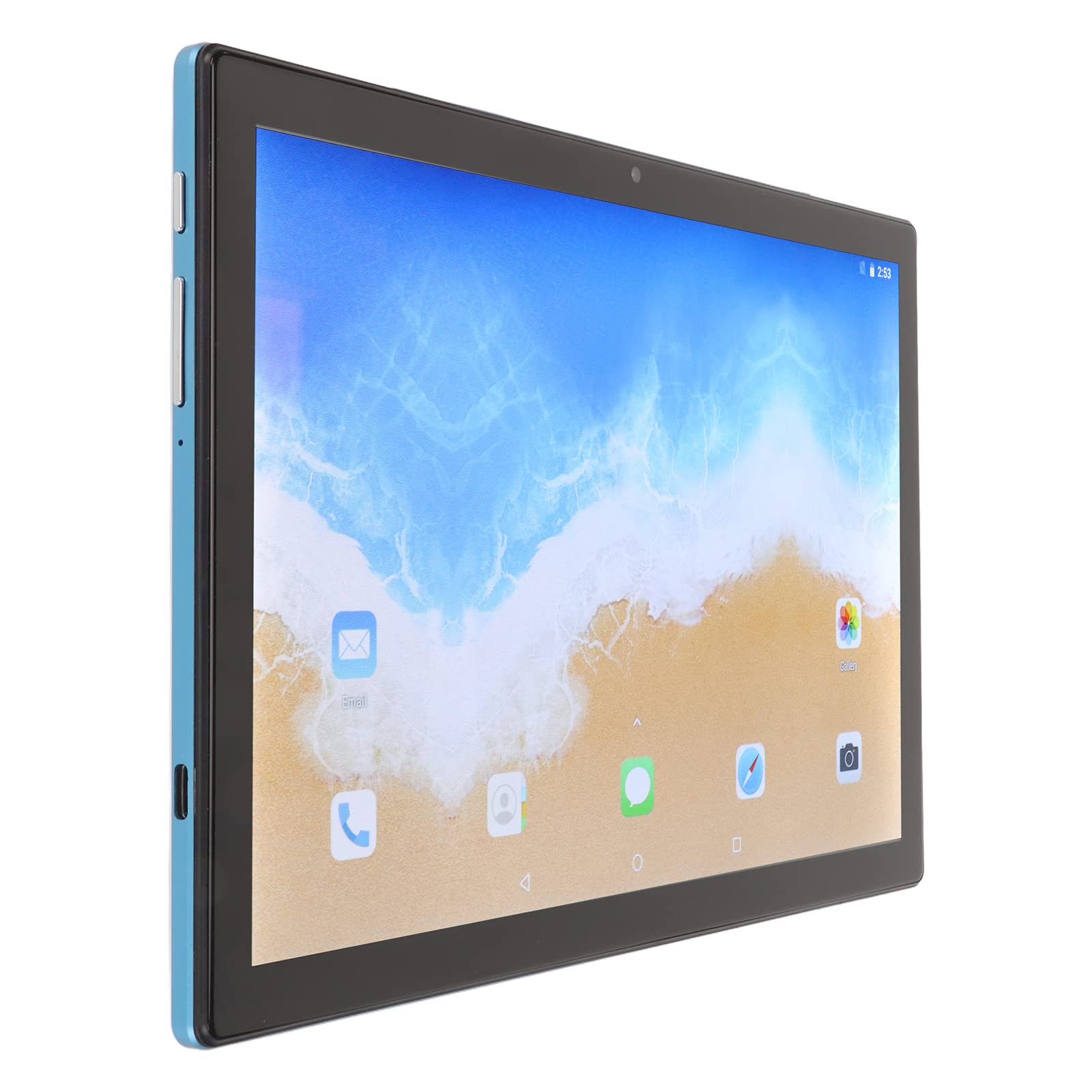 Airshi HD Tablet, Office Tablet 8GB RAM 256GB ROM Dual Camera Octa Core CPU 10 Inch for Travel (US Plug)