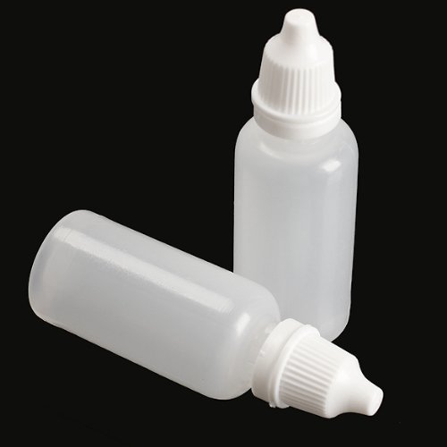 esowemsn 24pcs 10ml Empty Plastic Dropper Bottle/Eye Dropping Bottles Squeezable Eye Liquid Dropper(10ml)