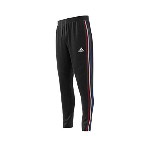 adidas Men's Tiro 19 Pants, Black/Power Red/White, Medium