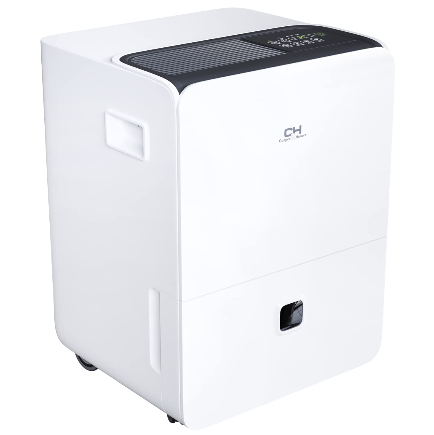 Cooper & Hunter 50 Pint Dehumidifier with Drain Pump for Large Room or Basements 4,500 Sq. Ft, 6L Water Tank (70 pint 2012 DOE standard)