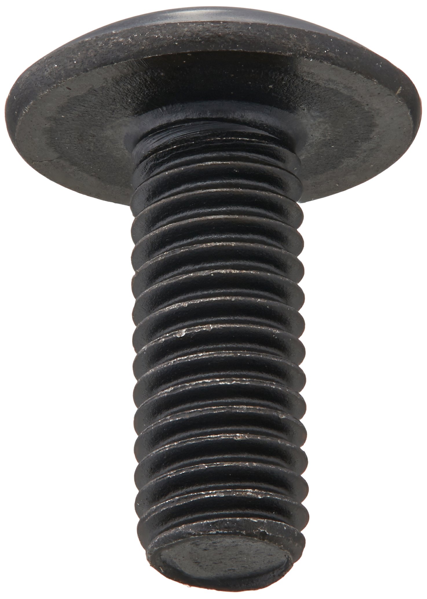 Small Parts 1108MPTB Steel Truss Head Machine Screw, Black Oxide Finish, Meets ASME B18.6.3, #2 Phillips, #10-32 Thread Size, 1/2" Length, Fully Threaded, Imported (Pack of 100)