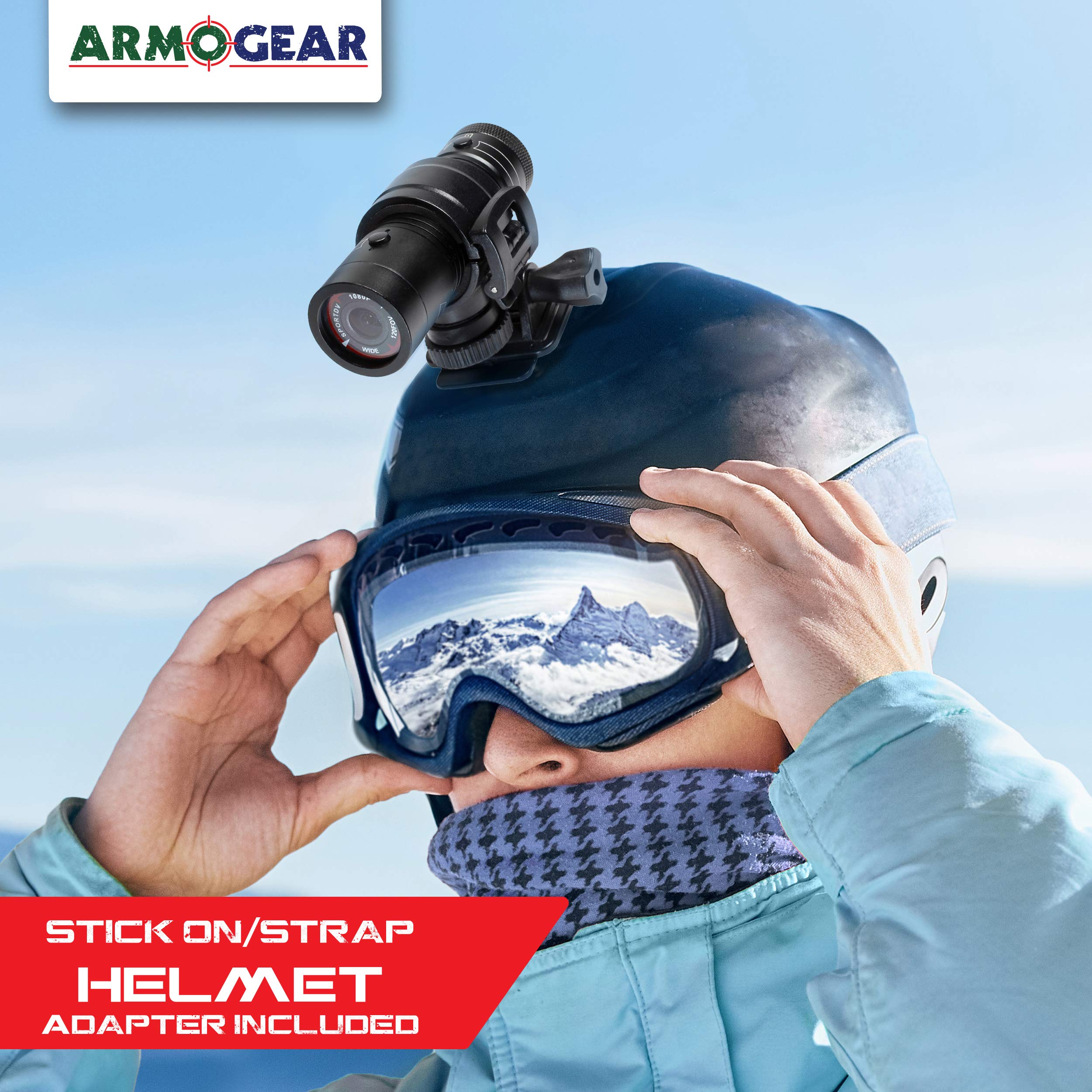 ArmoGear Kids Action Camera with Video Recording β Action Camera Mount on Bike, Helmet, or Laser Gun β Great Sports Accessory for Kids