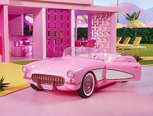 Barbie The Movie Collectible Car, Pink Corvette Convertible