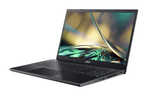ACER Aspire 7 Laptop, 15.6/ FHD IPS Display, 12th Gen Intel Core i5-1240P, GeForce RTX 3050, 32GB DDR4, 2TB NVMe SSD, Backlit Keyboard, USB-C, Wi-Fi 6, Bluetooth, Webcam, PDG HDMI, Win 11 Pro