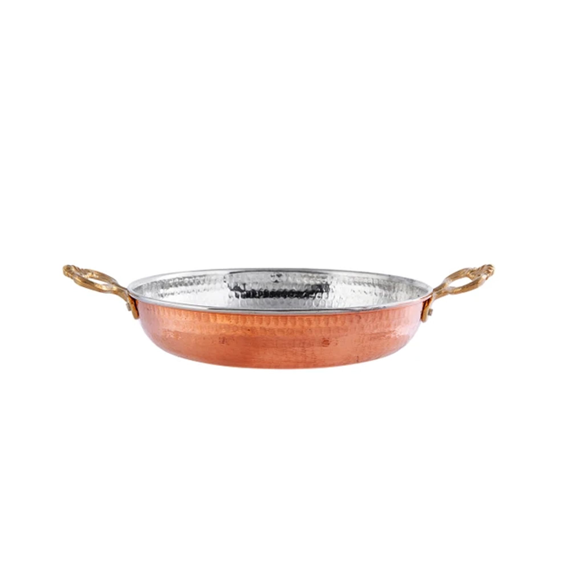 BABY SHOWER CHOCOLATE 3 pieces Turkish Copper Fry Pan - Hammered Copper Pan Traditional - Turkish Frying Pan Omelette Pan Handmade