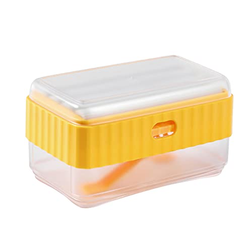 Airshi Tray, Plastic Multifunctional Lathering Box for Hotel (Yellow)