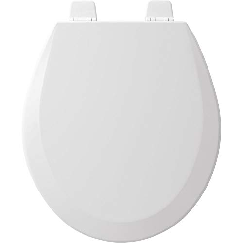 Bemis 1500TTT 000 Toilet Seat will Never Loosen and Provide the Perfect Fit, ELONGATED, White