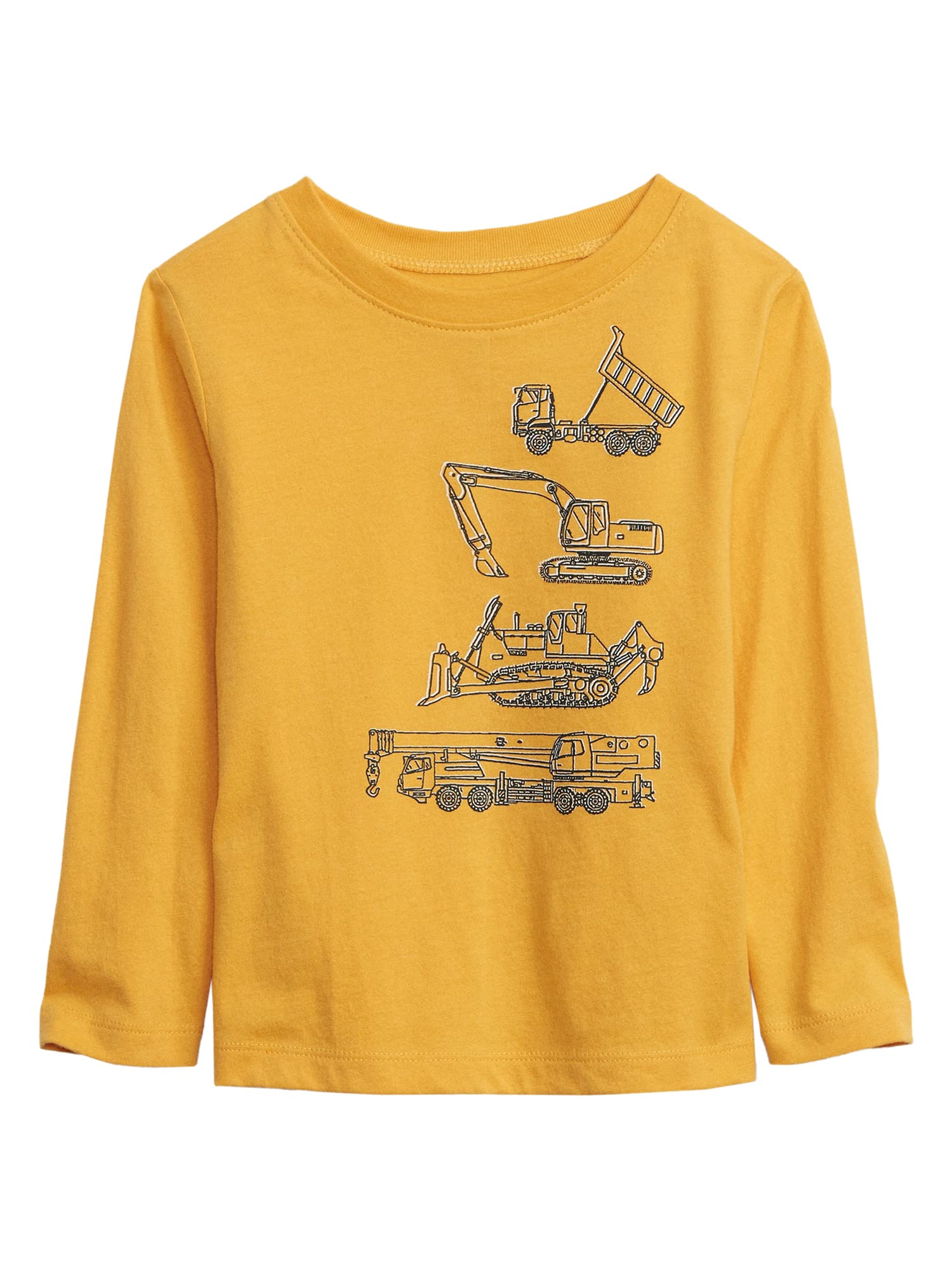 GAP Baby Boys Long Sleeve Logo T-Shirt T Shirt, Kayak, 3-6 Months US