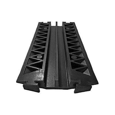 Electriduct Goliath Extra Large Drop Over Cable Protector 2 Channel Cord Cover 2"x2"