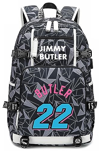 BUGUTKONG Basketball Player Multifunction Backpack Travel Fans Bag Daypack Bookbag School Bag Laptop Bag Batele-a12