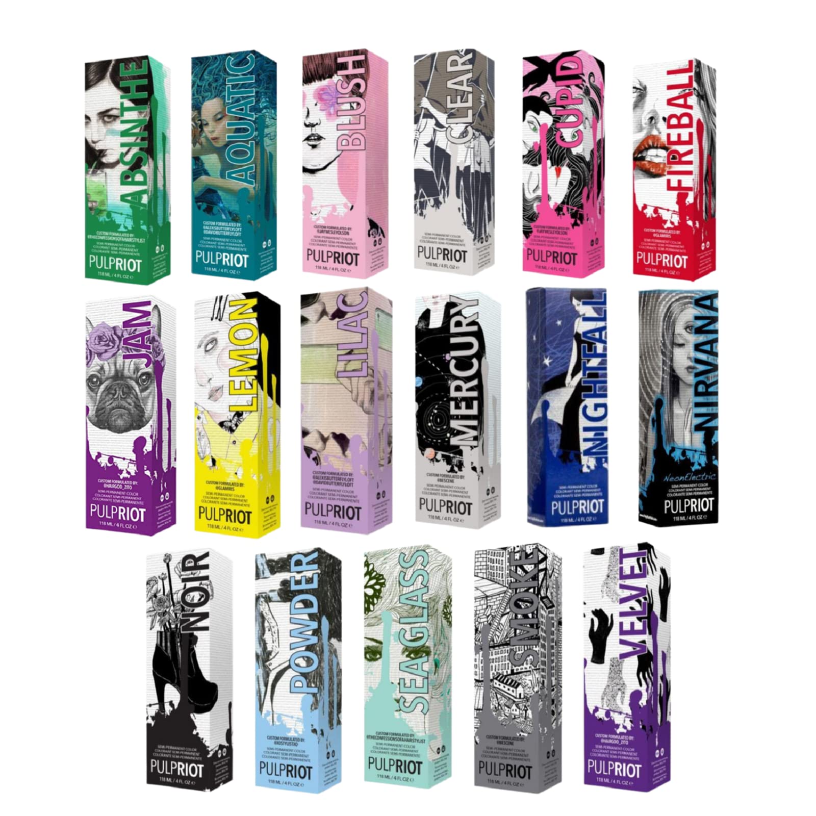 Pulp Riot Semi-Permanent Hair Color- Fireball 4oz