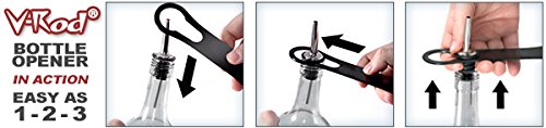 BarConic Mediterranean Map V-Rod® Bar Blade Bottle Opener