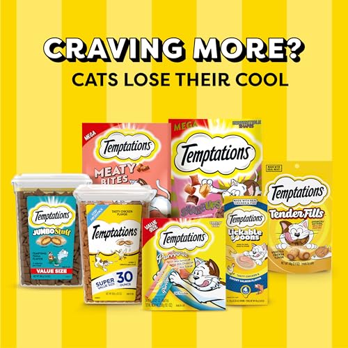 Temptations Creamy Puree with Chicken Lickable, Squeezable Cat Treats, 0.42 Oz Pouches, 16 Count (pack of 1)