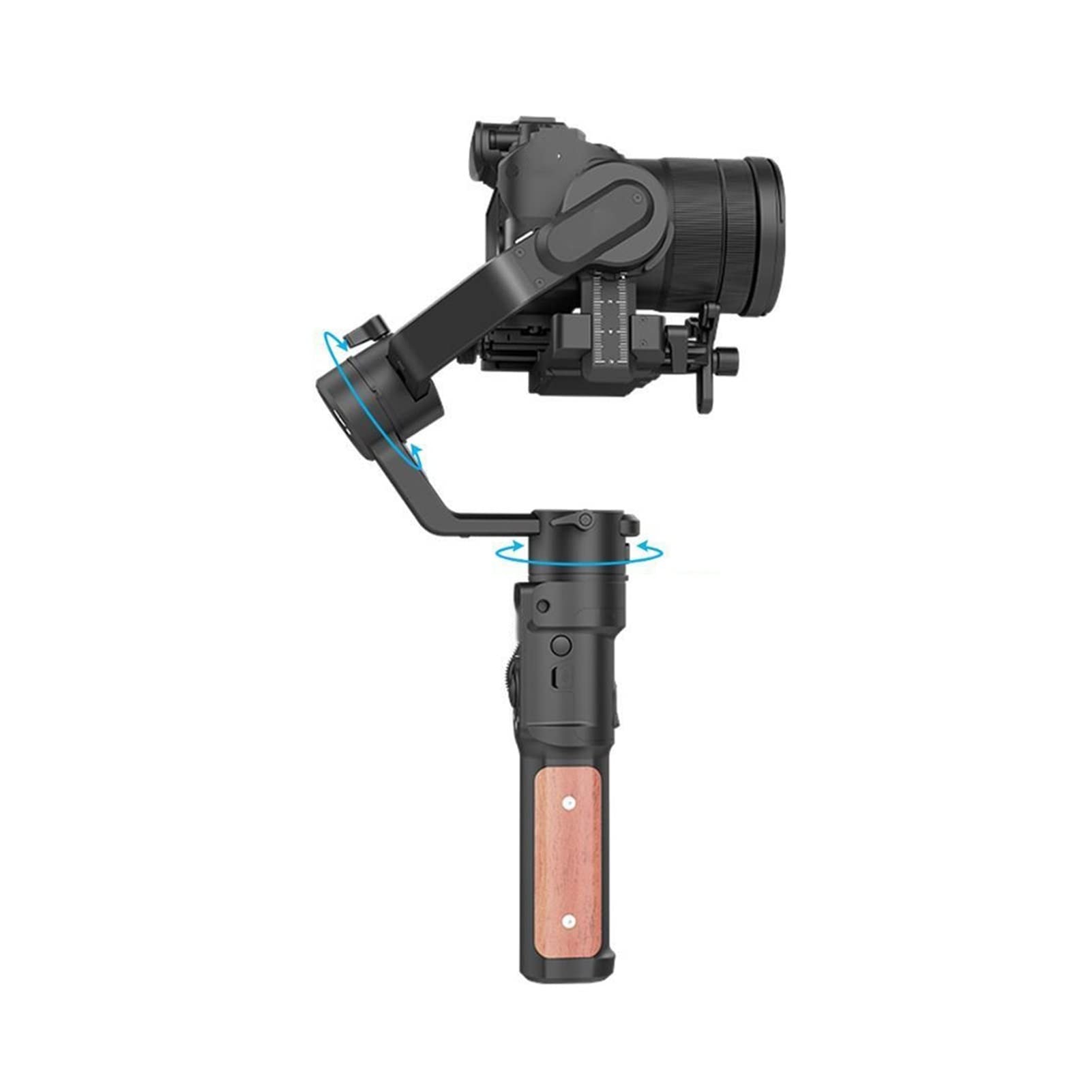 Action Camera Stabilizer Gimbal Kit DSLR Camera Stabilizer Handheld Gimbal with Tripod Foldable Design for Outdoor Video Recording
