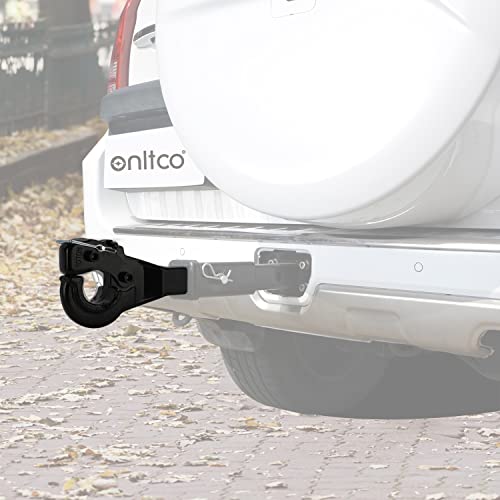 ONLTCO Pintle Hitch Receiver Hook 10 TON for 2β Hitches Hitch Hook Military Receiver 20000lbs