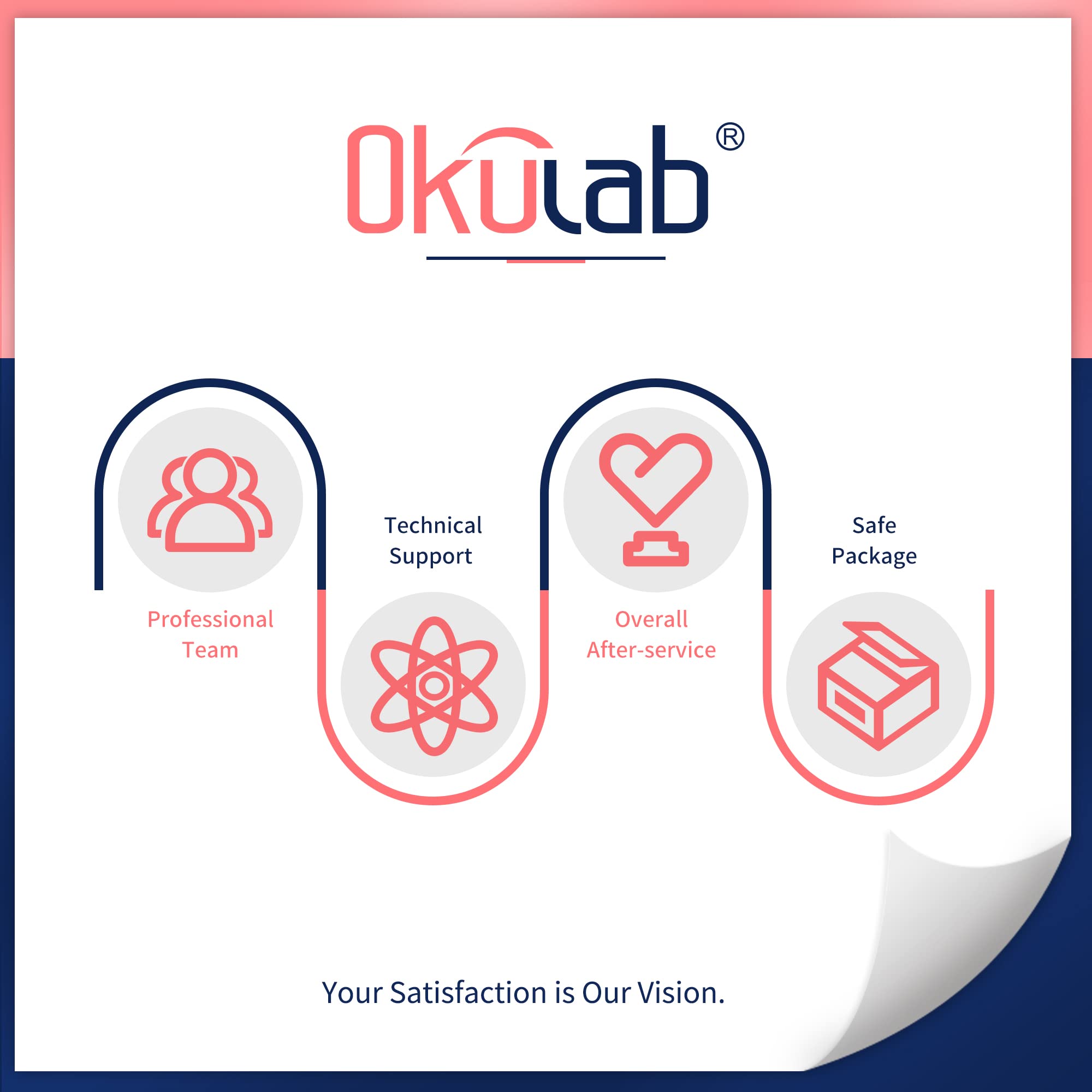 Okulab Test Tubes, Plastic Test Tubes with Caps, 50pcs 5 Colors Tampon Alcohol Tubes, with Flange Stopper for Lab, Classroom, Craft, TTP16B50