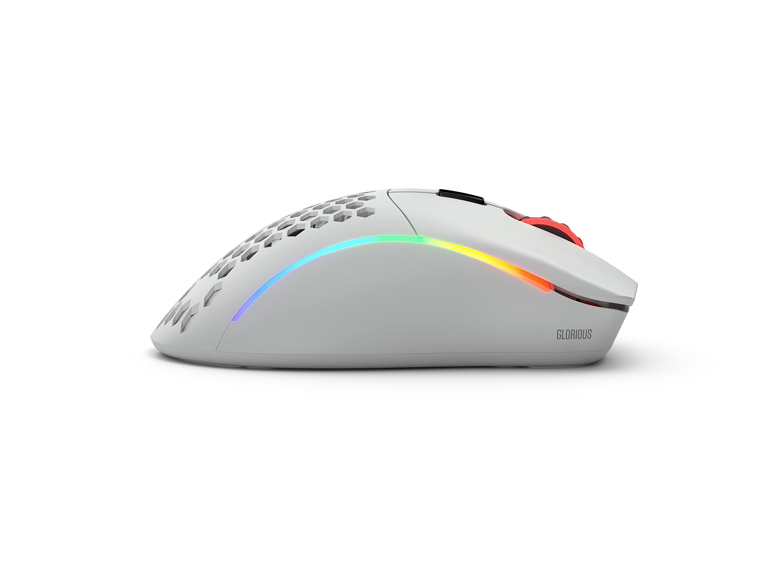 Glorious Model D Wireless Gaming Mouse - RGB 69g Lightweight Wireless Gaming Mouse (Matte White) (RENEWED)