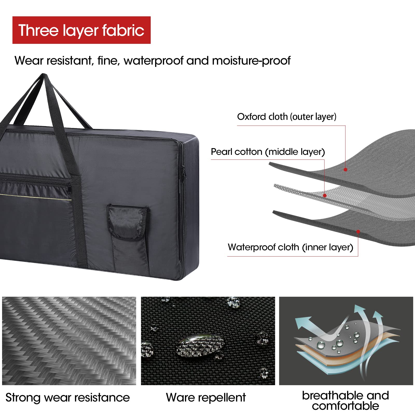88 Keyboard bag and 61 keyboard carring bag