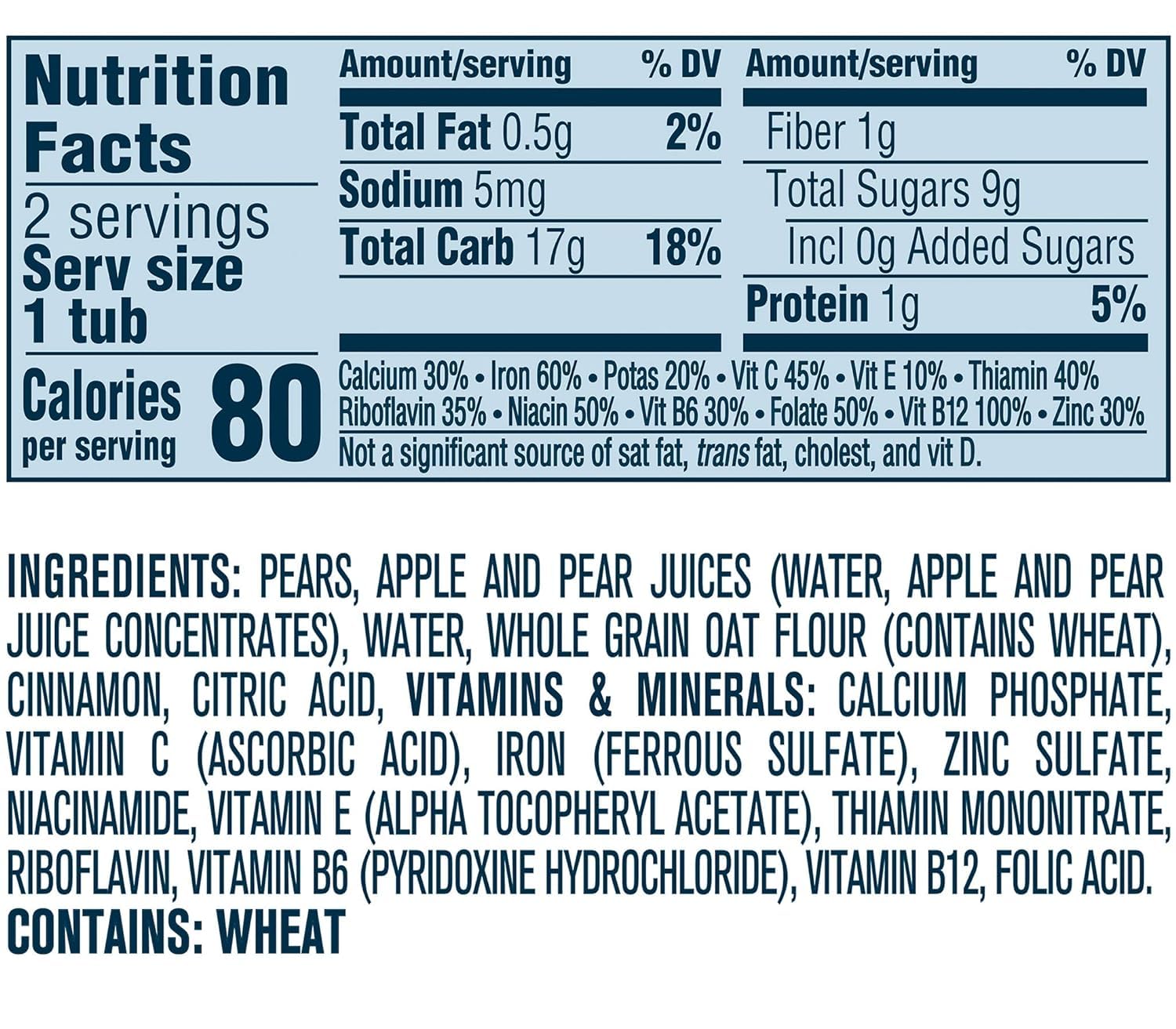 Gerber Baby Food, 2nd Foods, Pear Cinnamon with Cereal 8 Ounce (Pack of 8)