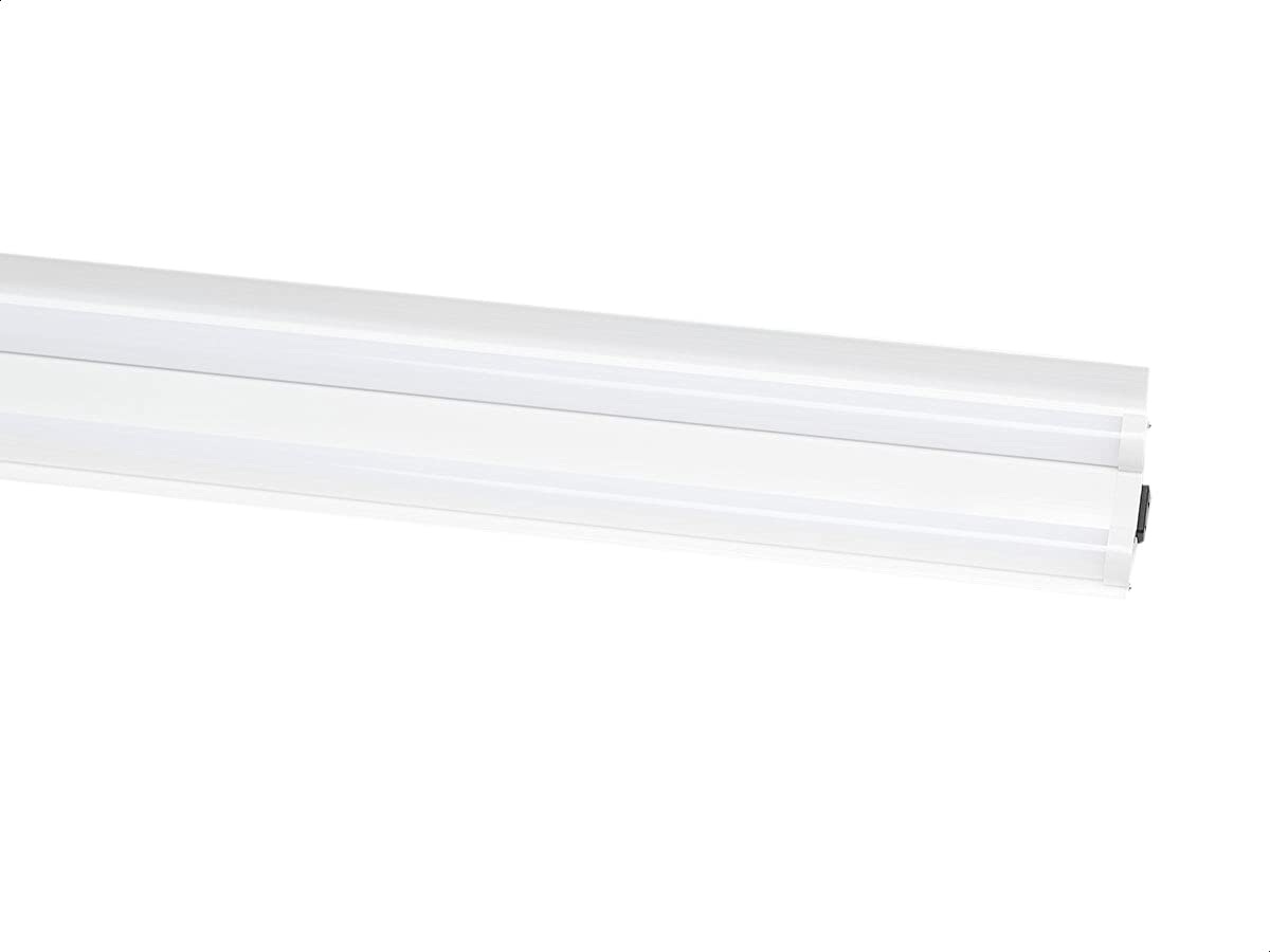 AmazonCommercial 4' LED Shop Light, 4000 Lumens, Linkable, Pull Chain, Daylight 5000K, ETL and Energy Star Certified | 8-Pack