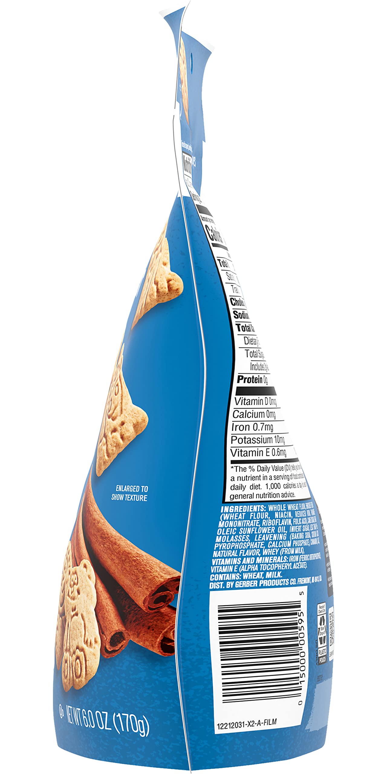 Gerber Graduates Cinnamon Graham Animal Crackers, 6 ounce (Pack of 12)